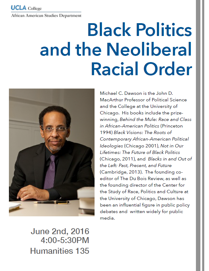 Black Politics and the Neoliberal Racial Order | Challenge Inequality